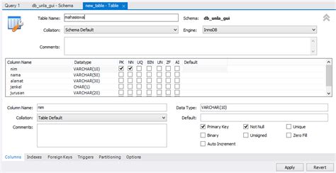 Database Cara Menggunakan Mysql Workbench Server Rendi