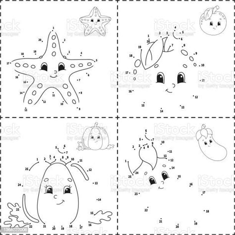 도트 게임 선을 그립니다 아이들을위한 활동 워크시트 색칠 공부 대답으로 만화 캐릭터 벡터 그림입니다 집계에 대한 스톡 벡터 아트 및 기타 이미지 Istock