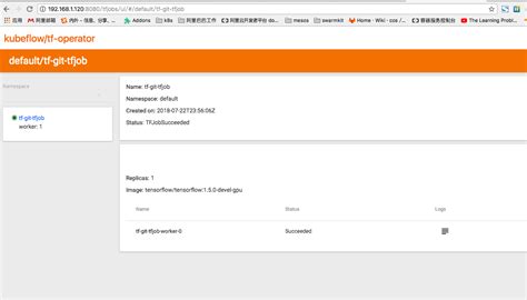 Submit A Standalone Tensorflow Job Arena Documentation