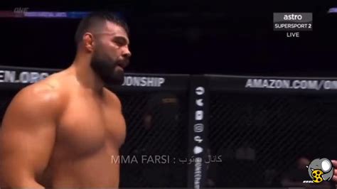 مبارزه کامل امیر علی اکبری فیلو