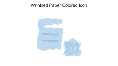 Wrinkled Paper Colored Icon In Powerpoint Pptx Png And Editable Eps Format PPT Presentation