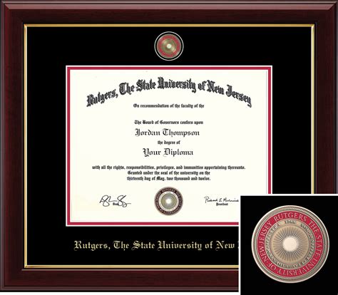 Rutgers Diploma Frame Rutgers University Premium Handmade Custom