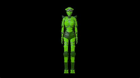 3d Female Robotic Character From Biped Frcb1 Model Turbosquid 1971595