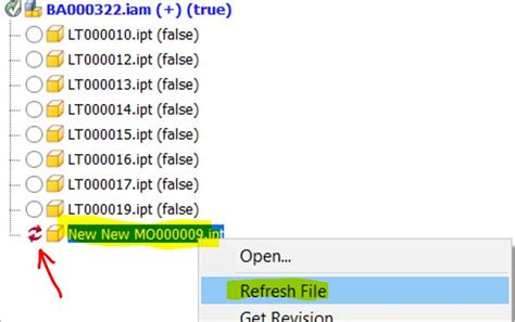 inventor vault browser refreshrevision command autodesk community