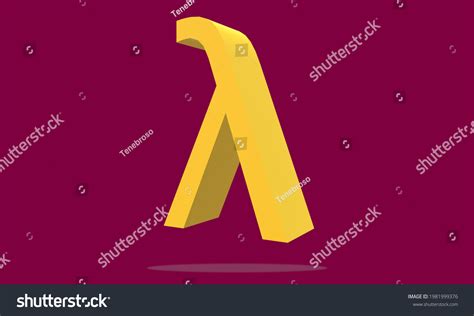 Lambda Greek Sign Wallpaper Aesthetic Symbol ภาพประกอบสต็อก 1981999376