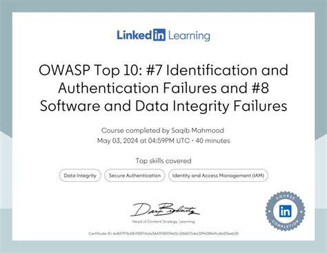 Saqib Mahmood On Linkedin Certificate Of Completion