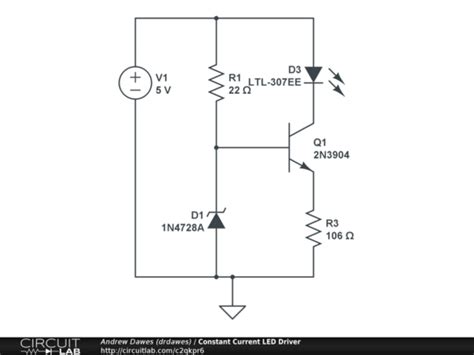 Constant Current Led Driver Circuitlab
