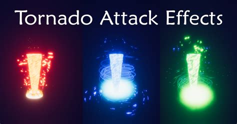 Tornado Attack Effects Vfx Particles Unity Asset Store