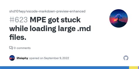 MPE Got Stuck While Loading Large Md Files Issue 623 Shd101wyy