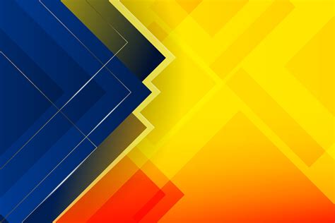 Blue And Yellow Geometric Background 11773016 Vector Art At Vecteezy