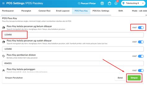 Cara Mengatur Pass Key Atau Password Pada Aplikasi Kasir Olsera Pos Cara Mengatur Pass Key Atau Password Pada Aplikasi Kasir Olsera Pos