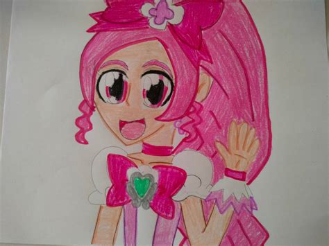 Cure Blossom Portrait Version By Jamesthecartoonist On Deviantart