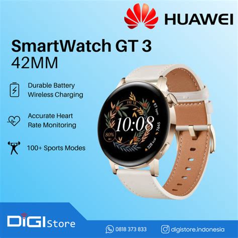 Jual SmartWatch Huawei GT MM Garansi Resmi Gold White Kota Makassar DiGi Store