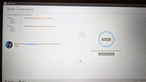 no audio device installed hp support community 8599174