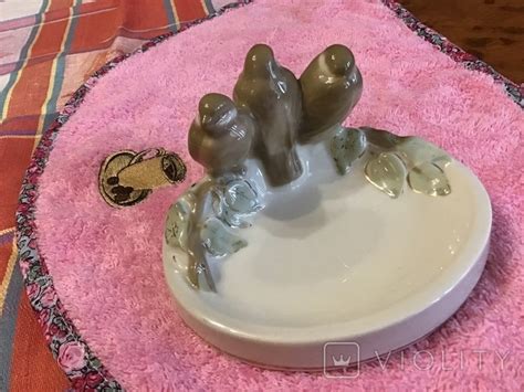 Фарфор попільничка ваза Коростень Violity