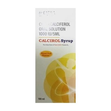 Buy Calcirol Mixed Fruit Flavour Syrup 100ml Online At Upto 25 Off Netmeds