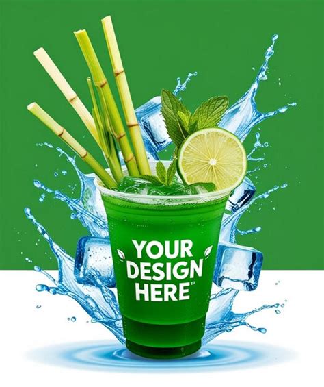 Gradient Cocktail Flyer Template Premium Ai Generated Image