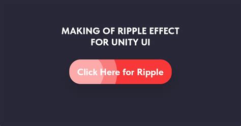 creating of wave ripple effect for buttons like in material design in unity