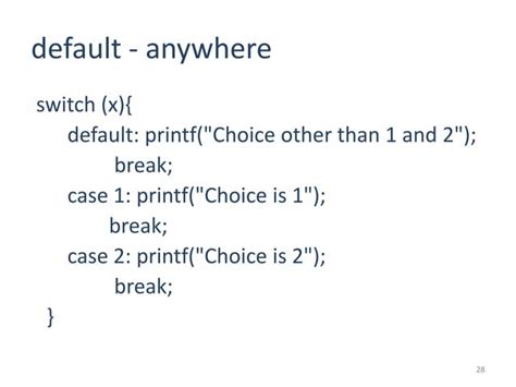 4b C Switch Structure Ppt