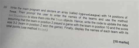 Solved Ol The Following Code Butisa Theam I Vold Print