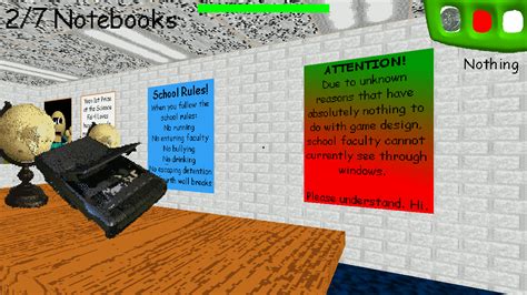 Baldi S Basics But Something Is Wrong By Nightnick42