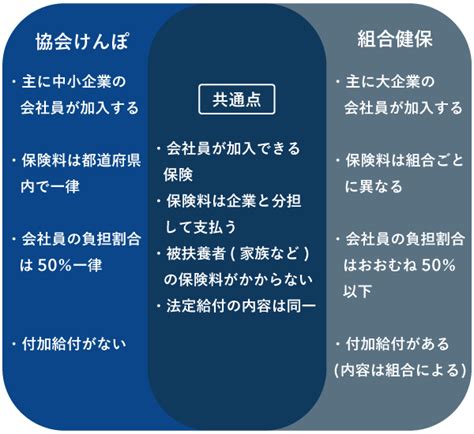協会けんぽと組合健保の違い 会社員の健康保険を比較 自営百科