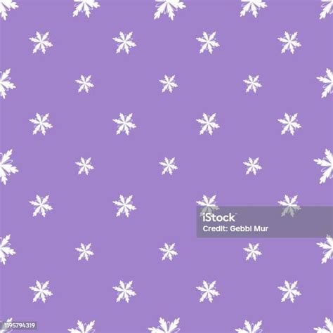 눈 덮인 눈송이 패턴 보라색 배경입니다 깨지기 쉬운 결정 벡터 직물에 대한 아이디어 크리스마스 새해 휴일 인쇄 0명에 대한 스톡 벡터 아트 및 기타 이미지 Istock