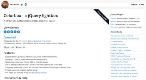 Best JQuery Lightbox Plugins For Developers Code Geekz