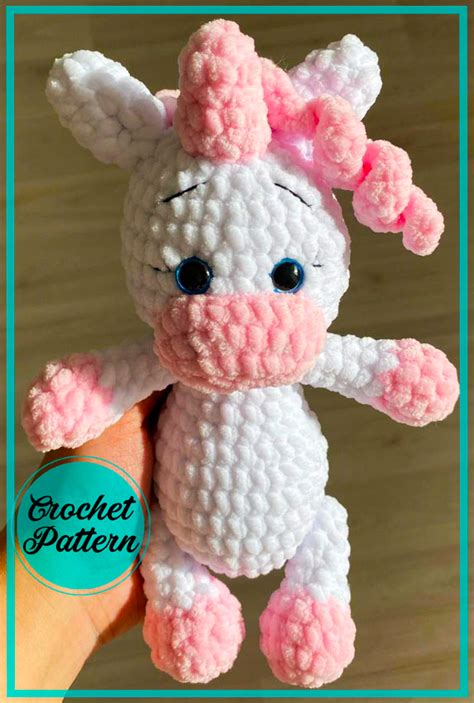 Free Crochet Pattern For A Unicorn Small Unicorn Amigurumi Artofit