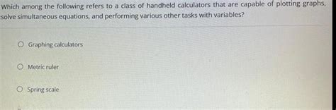 [answered] which among the following refers to a class of handheld kunduz