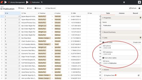 Pick Better Columns To Show Within The List Of Table Links · Issue 1960 · Mathesar Foundation