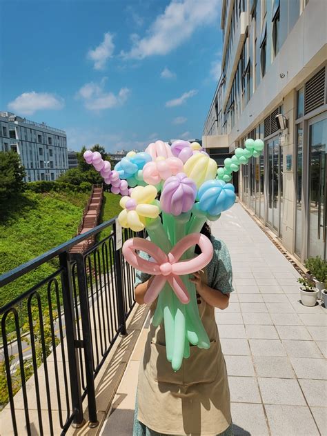 파스텔요술풍선다발 세종시 풍선
