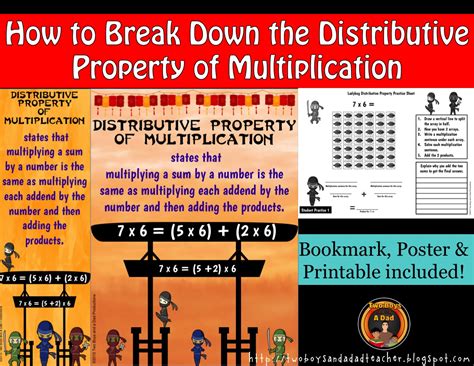 How To Break Down The Distributive Property Of Multiplication Two Babes And A Dad