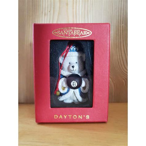 Daytons 1999 Santa Bear Christmas Ornament 15 Years Edition Nos