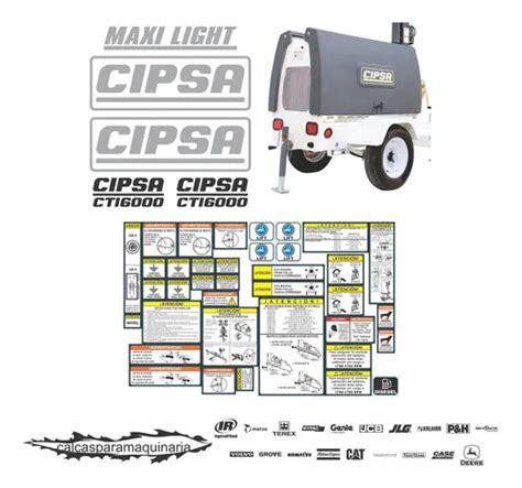 Juego De Calcas Para Cipsa Cti 6000 T Deilu Meses Sin Interés
