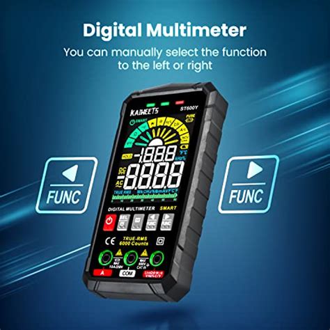 Kaiweets Digital Multimeter Tester Smart Voltmeter For Electrical Testing And Automotive Circuit