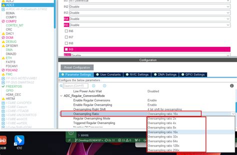 Solved Stm32h743 Adc Oversampling Configuration Misses Ma