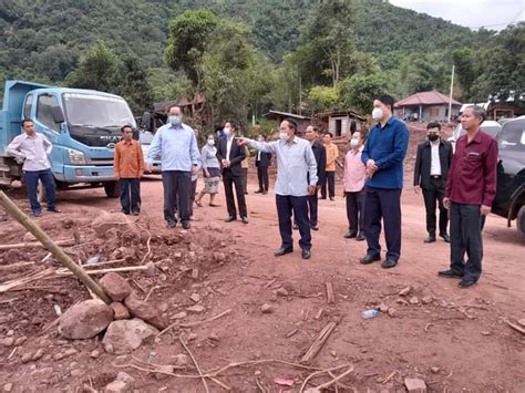 ຮອງປະທານປະເທດ ເຄື່ອນໄຫວຕິດຕາມ ສະພາບໄພນໍ້າຖ້ວມ ຢູ່ແຂວງອຸດົມໄຊ Lao