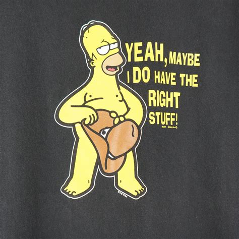 Vintage Vintage 1999 Naked Homer Simpson T Shirt Grailed