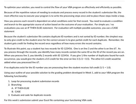 Solved To Optimize Your Solution You Need To Control The Chegg
