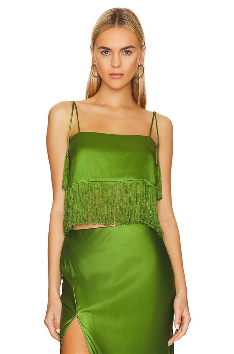 Cinq A Sept Klara Top In Grass Revolve