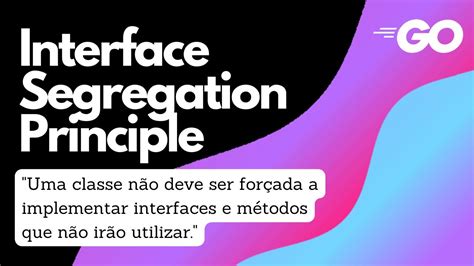 Solid Interface Segregation Principle Exemplos Em Golang Clean