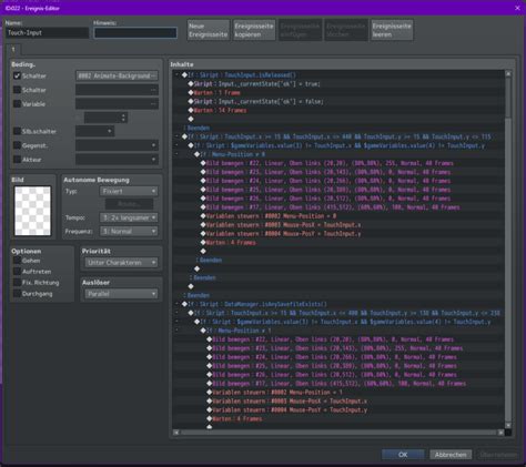 suggestion resizable windows like event window database etc