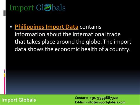 Ppt Get Import Export Information Philippines Powerpoint Presentation Id11849022