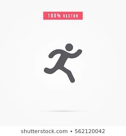 Man Running Icon Stock Vector Royalty Free 562120042 Shutterstock