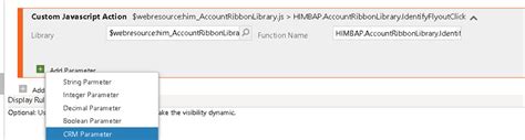 Add Flyout And Identify Selected Option Dynamics Ce