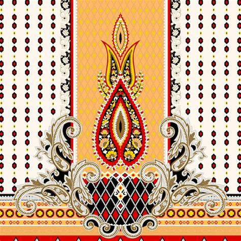 Premium Vector Digital Textile Design Ornament And Pattern