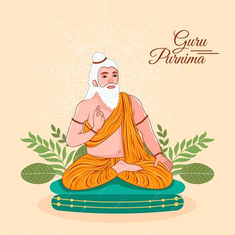 Premium Vector Creative Vector Illustration For Guru Purnima Indian