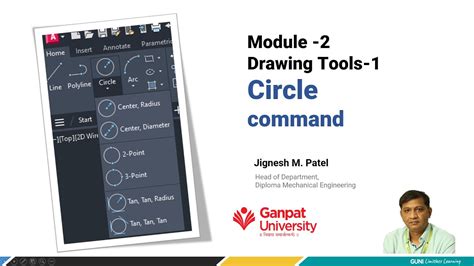 Module 2 Drawing Tools I Circle Command Youtube Module 2 Drawing Tools I Circle Command Youtube