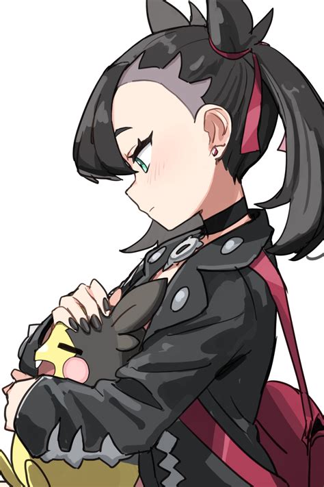 Marnie Morpeko And Morpeko Pokemon And 1 More Drawn By Gazacydai
